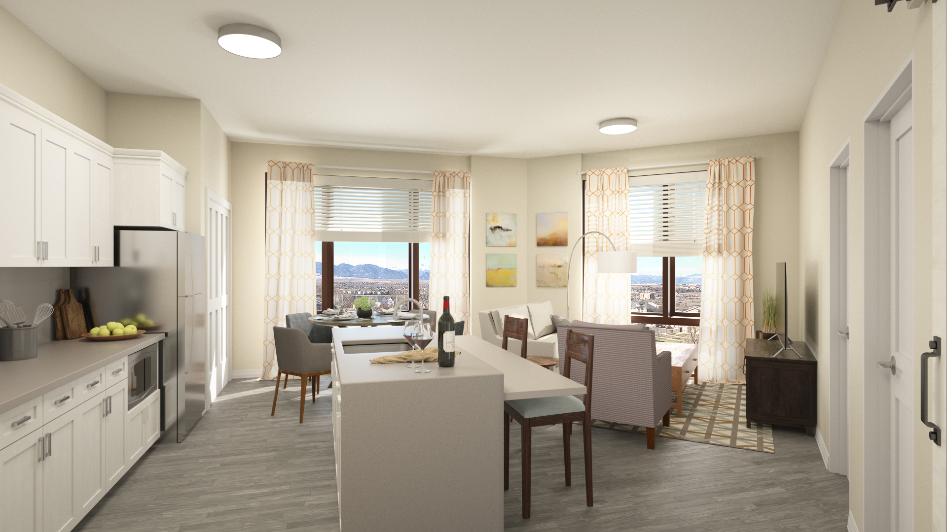 Apartment Renderings